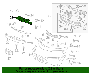 2008-2015 GM Front Lower Bumper Fascia Energy Absorber 25880598 ...
