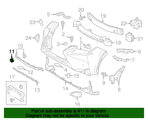 53126-78010 - Parking Aid Sensor Housing 2015-2017 Lexus | AutoNation Parts