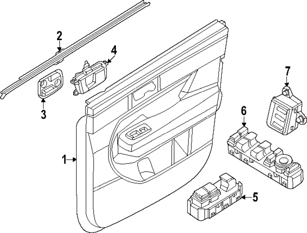 2024-2025 Hyundai Window Switch 93581-BE010-NNB | Retail Performance ...