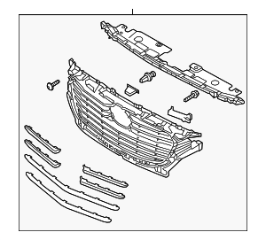 2019-2021 Mazda CX-3 Grille Assembly dl8w50710a | Retail Performance ...