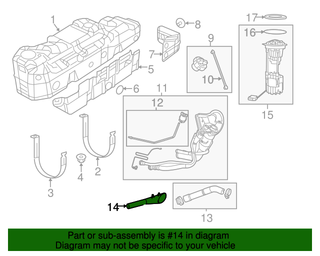 2014-2023 Mopar Tube 68158775AC | TascaParts.com