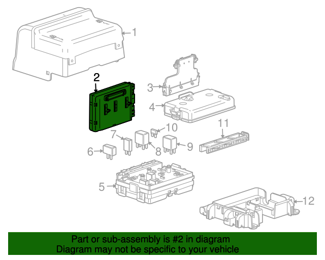2005-2006 Isuzu Ascender Body Control Module 8258467820 | Isuzu Parts ...