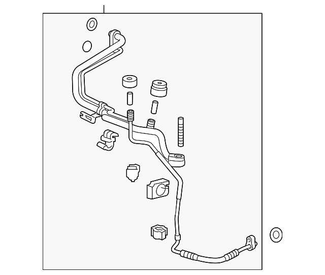 42705106 GM Air Conditioning Evaporator Hose | GM Parts Store