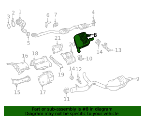 213-490-72-06 - Muffler 2021-2023 Mercedes-Benz E 350 | Mercedes-Benz ...