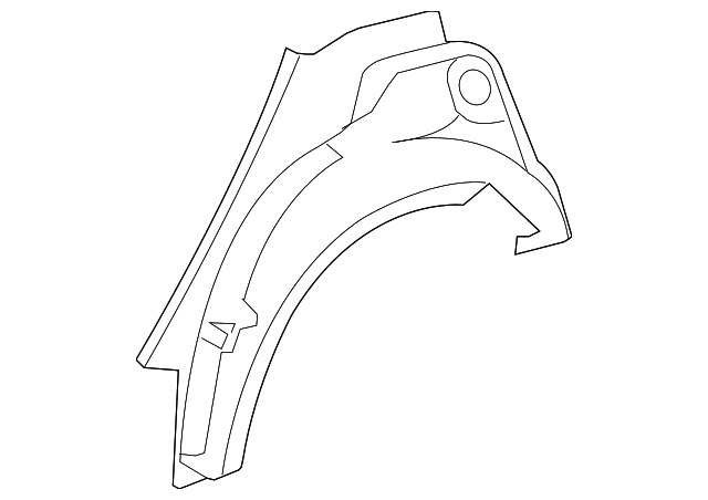 2009-2013 Toyota Corolla Outer Wheelhouse 61631-02130 | Toyota Parts Center