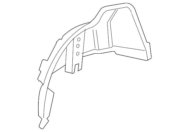 2009-2010 Toyota Corolla Inner Wheelhouse 61608-12B70 | Toyota Parts Center