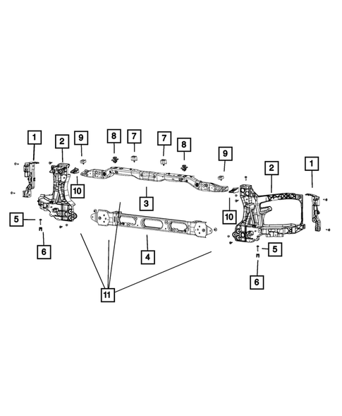 Radiator and Related Parts; Charge Air Cooler for 2016 Ram 3500 ...