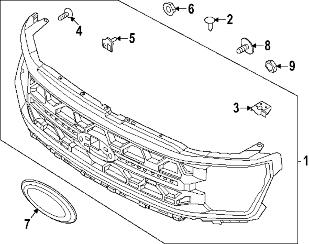 2024-2025 Ford F-150 Grille Emblem ML3Z-16605-A | Dutro Nissan Parts