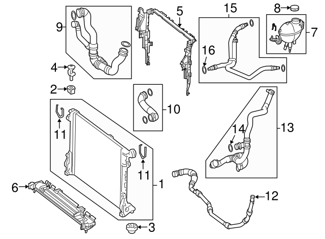 212-505-22-30 - Upper Baffle 2012-2013 Mercedes-Benz E 63 AMG ...