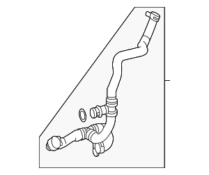 218-501-07-82 - Overflow Hose 2012-2013 Mercedes-Benz | Mercedes-Benz ...