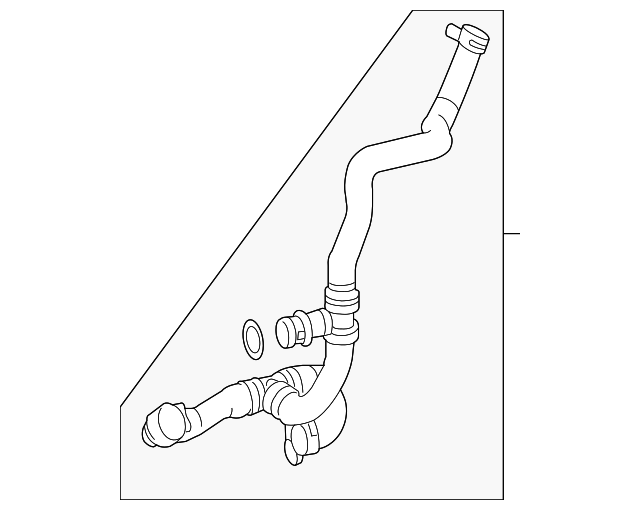 218-501-07-82 - Overflow Hose 2012-2013 Mercedes-Benz | Mercedes-Benz ...
