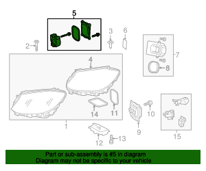 205-906-73-04 - Headlight Control Module Cooling Fan 2019-2021 Mercedes ...