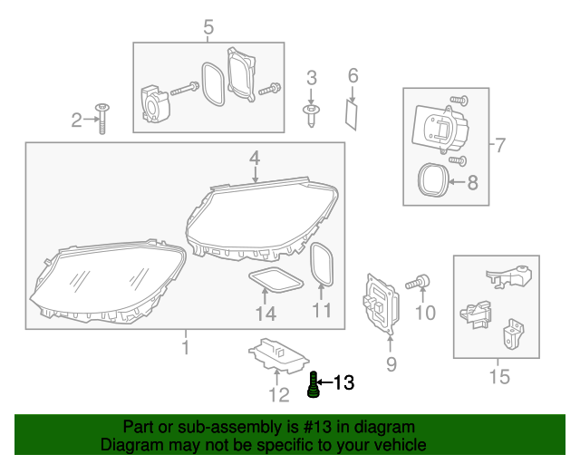 2014-2023 Mercedes-Benz High Intensity Discharge (Hid) Headlight ...