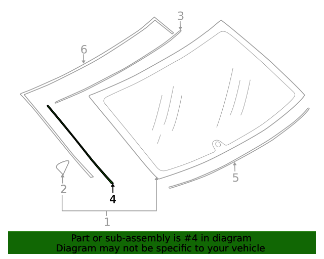 2020-2023 Subaru Legacy Dam 65145AN01A | Subaru Parts Guys