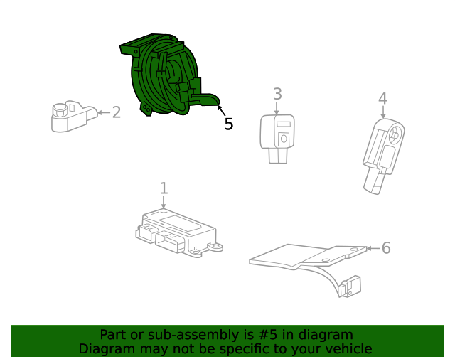2020-2022 GM Clock Spring 39206932 | TascaParts.com