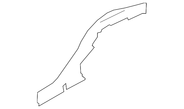 2011-2016 Hyundai Equus Side Member 65771-3N000 | QuirkParts