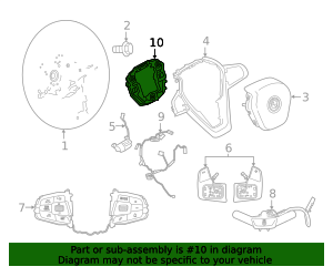Genuine BMW 32-30-6-880-412 | Horn Contact | FREE Shipping on Most ...
