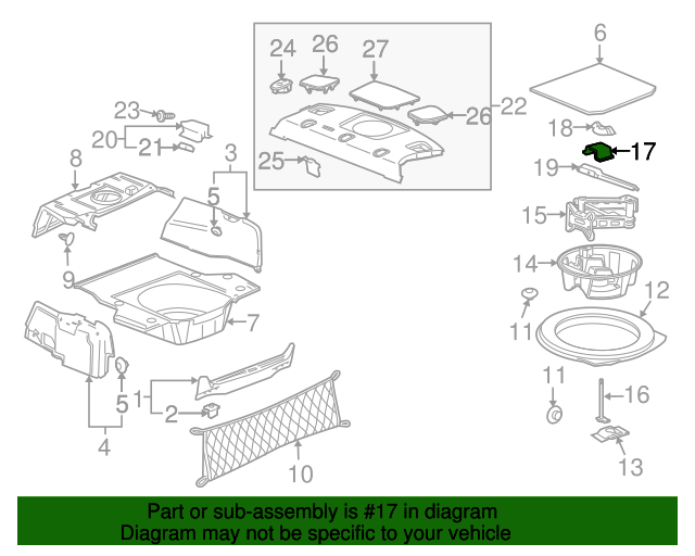 2003-2011 GM Washer 25718733 | GMPartsDirect.com