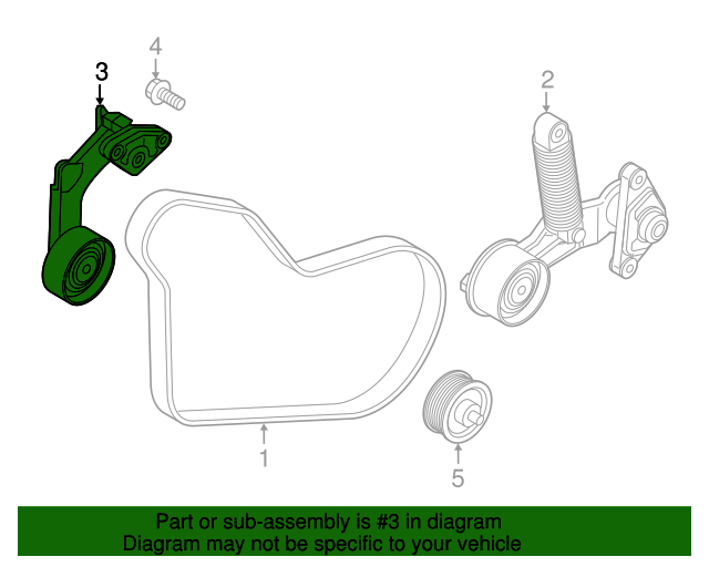 25281-03HA0 - Belt Tensioner 2017-2022 Kia | Kia.Parts Store