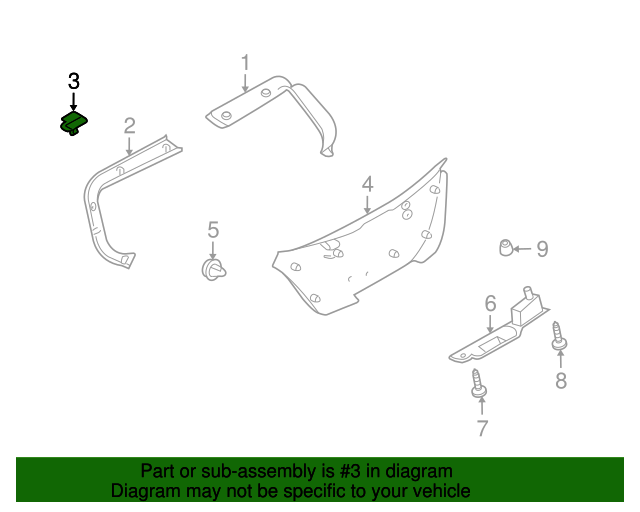 2008-2020 GM Multi-Purpose Retainer 24405740 GM | GMPartsDirect.com