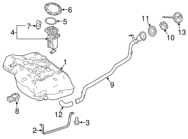 2789050100 - Fuel Pressure Sensor 2012-2022 Mercedes-Benz ...