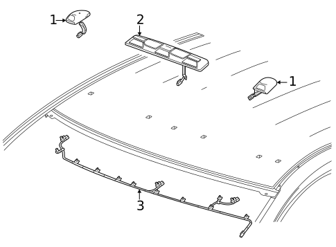 Roof Lamps for 2020 GMC Sierra 2500 HD | GMPartsDirect.com