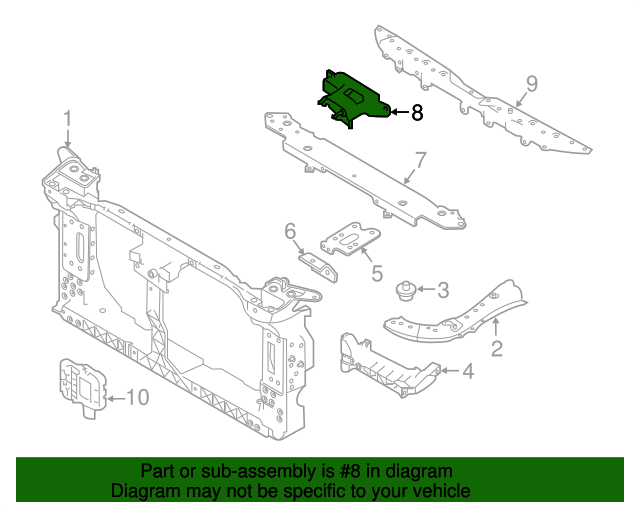 2017-2020 Infiniti Q60 Center Support 62550-5CA0A | Infiniti of Orland Park