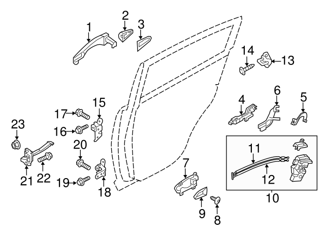 2011-2016 Kia Sportage OEM NEW 11-16 Kia Sportage Right Hand With Smart ...