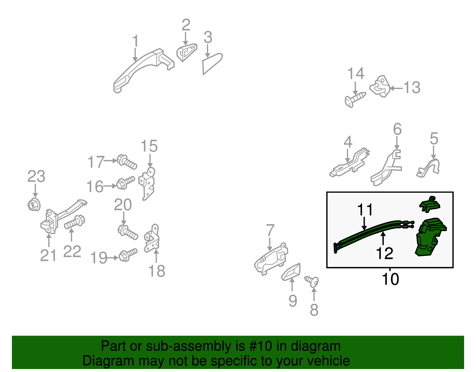 81410-3W000 - Lock Assembly 2011-2016 Kia Sportage | Kia.Parts Store