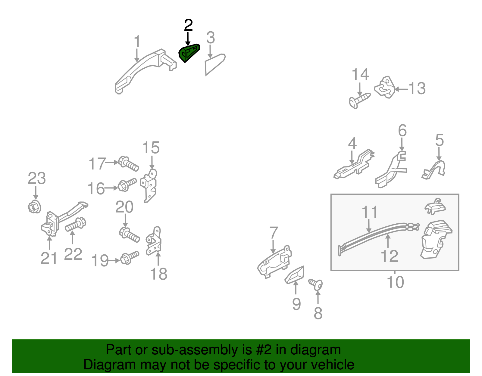 82652-3W010 - Cover 2011-2016 Kia Sportage | Kia.Parts Store