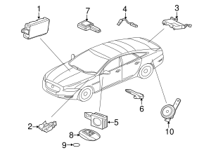 2009-2017 Jaguar Hood Switch C2Z25004 | JaguarParts.com