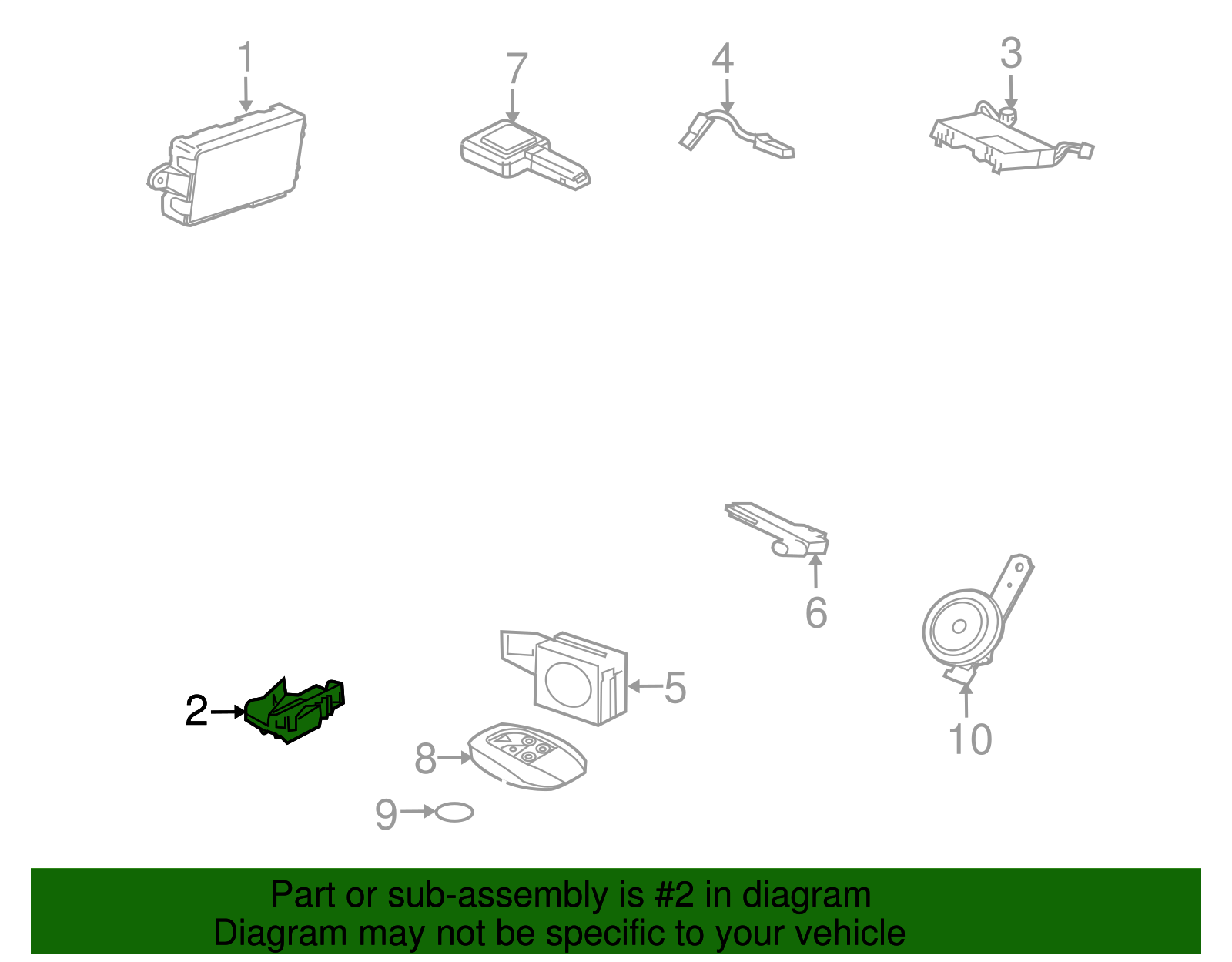 2009-2017 Jaguar Hood Switch C2Z25004 | JaguarParts.com