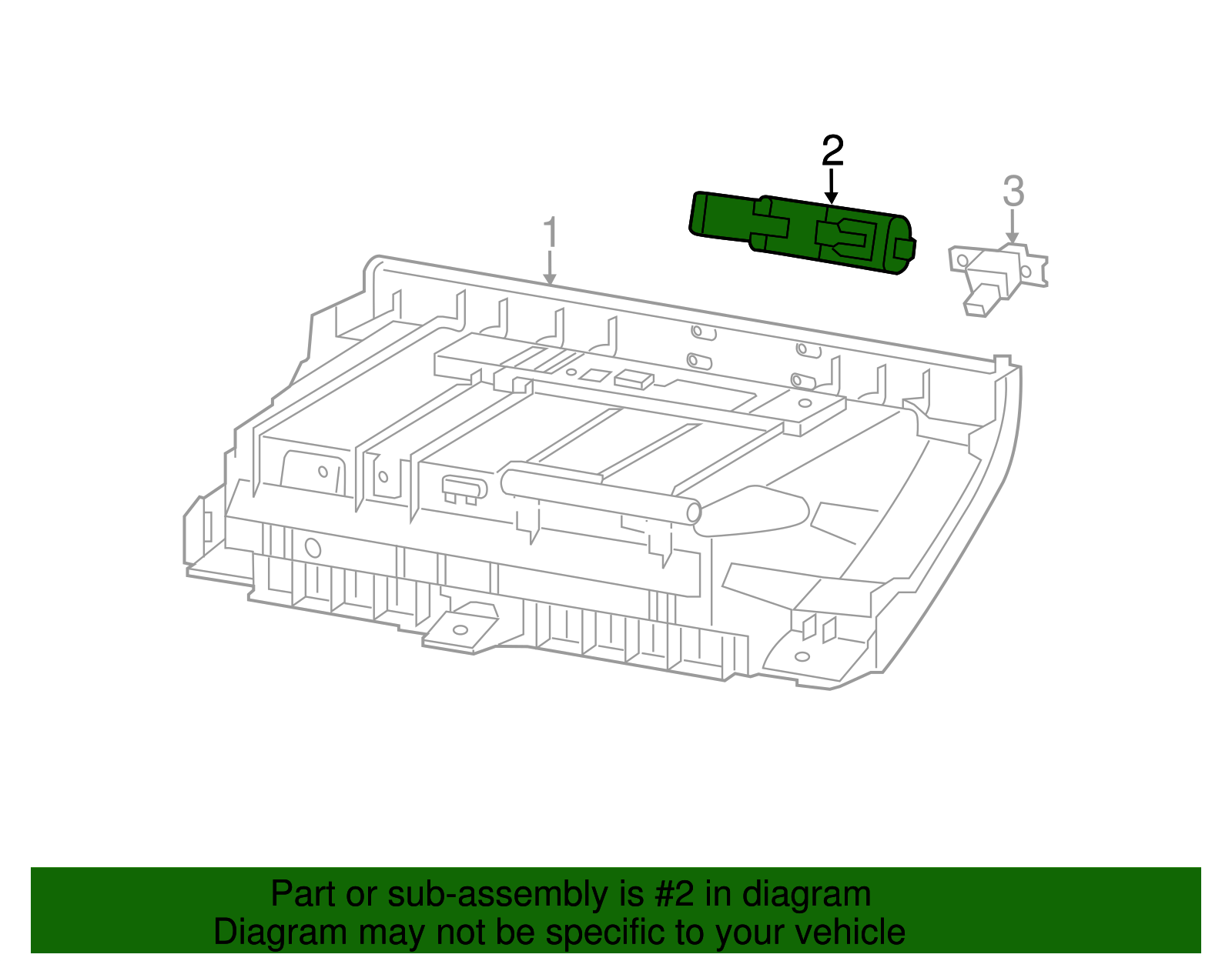 T2R8725 - Glove Box Latch 2014-2024 Jaguar F-Type | AutoNation Parts