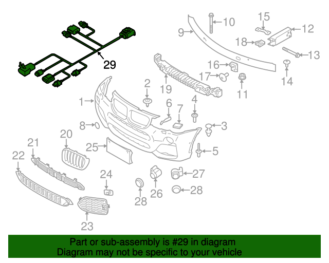 Genuine BMW 61-12-9-335-481 | Harness | FREE Shipping on Most Orders ...
