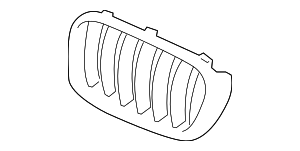 51137367422 - 2015-2018 BMW Upper Grille (51-13-7-367-422) | BMW of ...