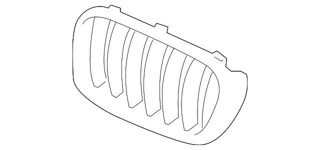 51137367422 - 2015-2018 BMW Upper Grille (51-13-7-367-422) | BMW of ...