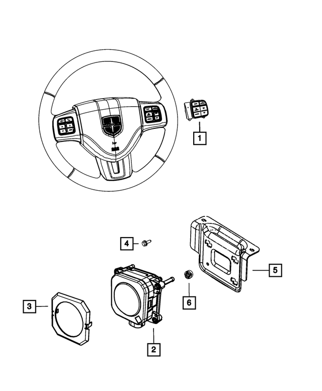 2011-2013 Mopar Adaptive Speed Control Module Sensor 68137576AD | Mopar ...