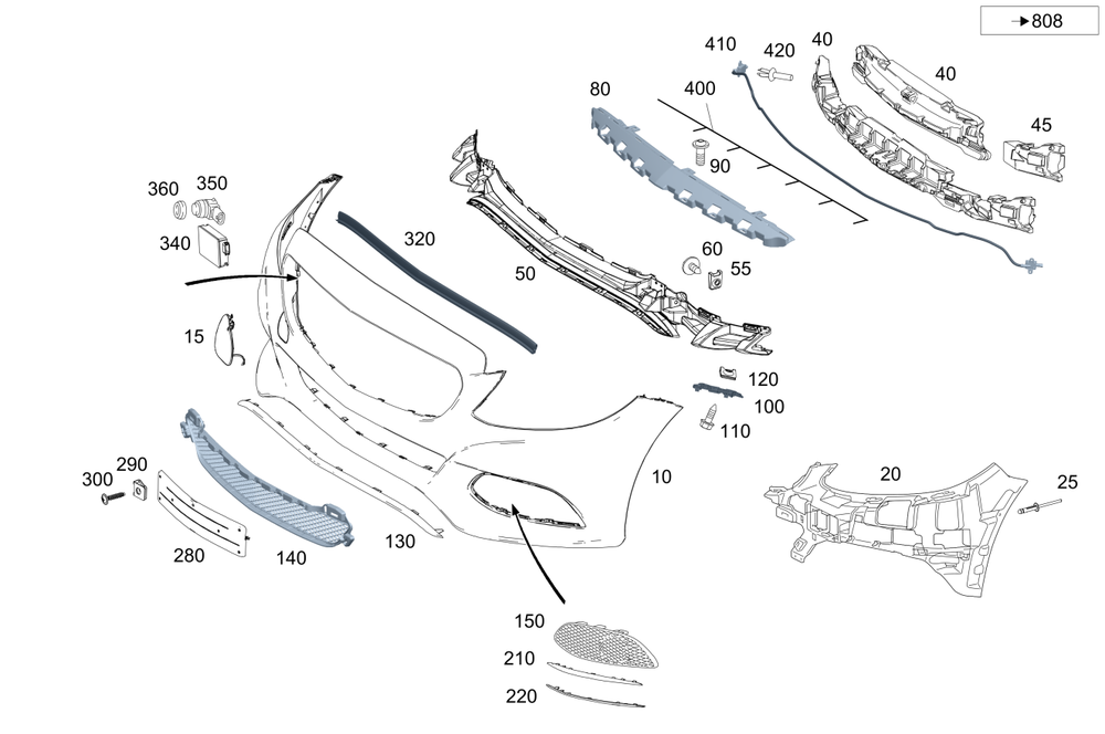 2008-2023 Mercedes-Benz Radar Sensor 000-905-27-16 | MB OEM Parts