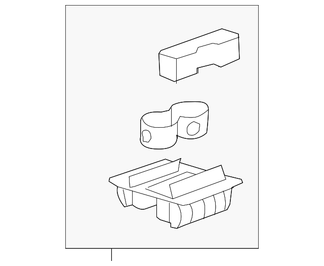 2009-2014 GM Plate Asm-F/Flr Cnsl Acsry Tr New King Mapp 23164631 | GM ...