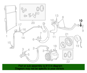 2006-2023 Mopar A/C Refrigerant Line O-Ring 68086127AA | TascaParts.com