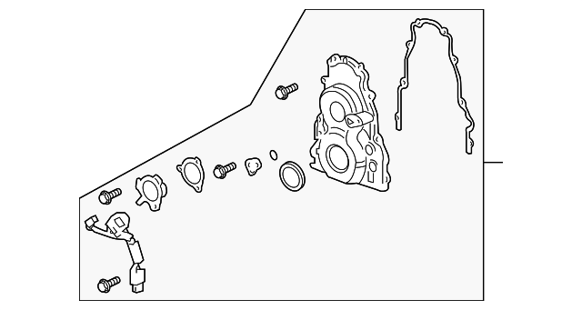 2007-2020 GM L92 Front Timing Cover 12594939 GM | GMPartsDirect.com