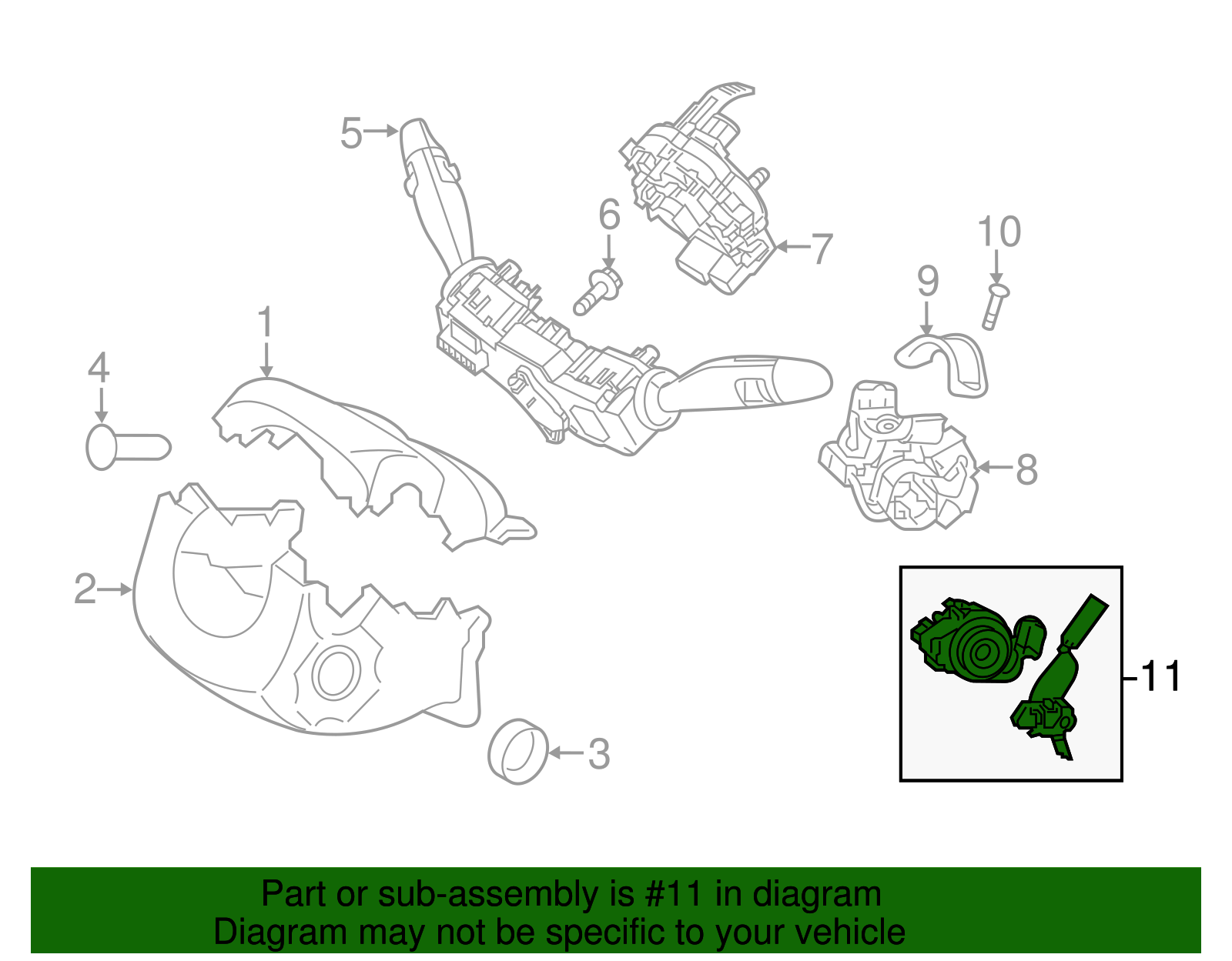 2017-2020 Hyundai Elantra Cylinder & Keys 81900-F2H00 | OEM Parts Online
