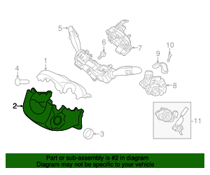 2017-2020 Hyundai Elantra Lower Column Cover 84855-F3000-TRY | OEM ...