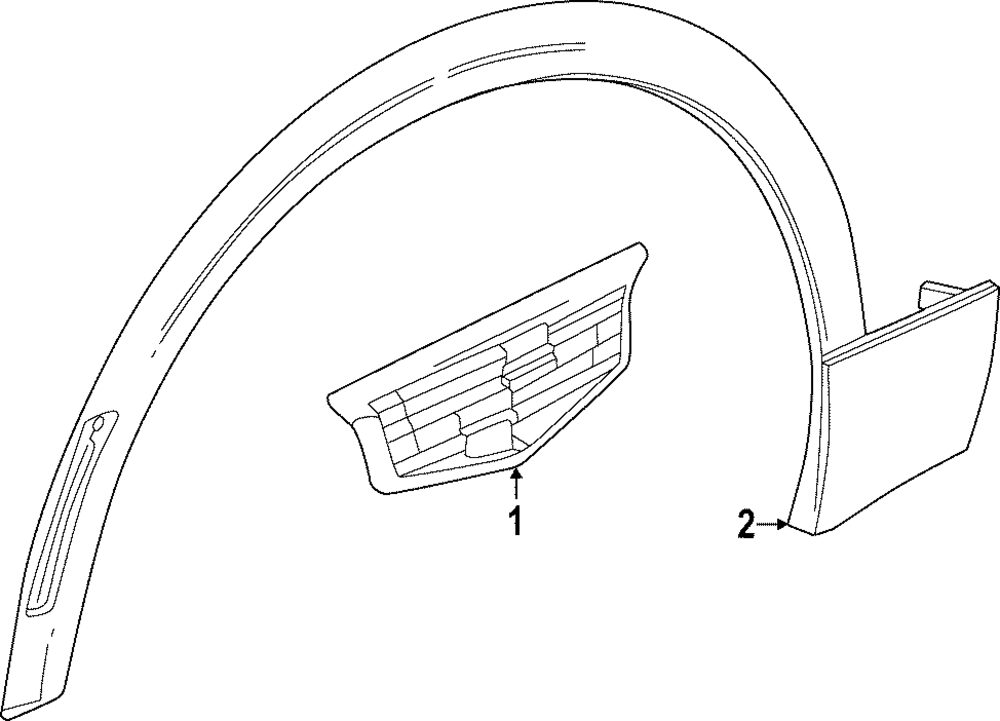 2023-2024 Cadillac LYRIQ Molding 85626361 GM | GMPartsDirect.com