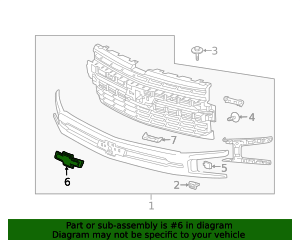 23400420 - Grille Emblem 2019-2022 Chevrolet | Chevrolet Parts Direct