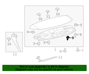 2016-2024 Lexus Spoiler Assembly Bolt 90119-06993 | Express Lexus Parts