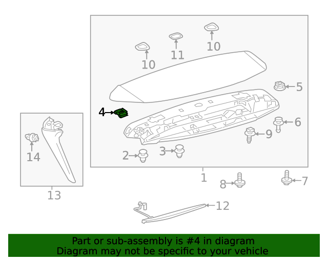 90179-06349 - License Bracket Nut - 2008-2023 Lexus | MyLexusParts