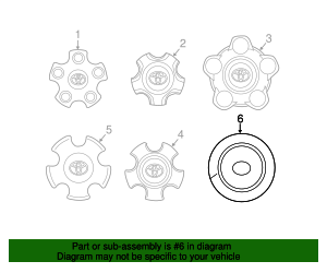 4260B-0C061 - Center Cap 2014-2021 Toyota Tundra | Longo Toyota Parts
