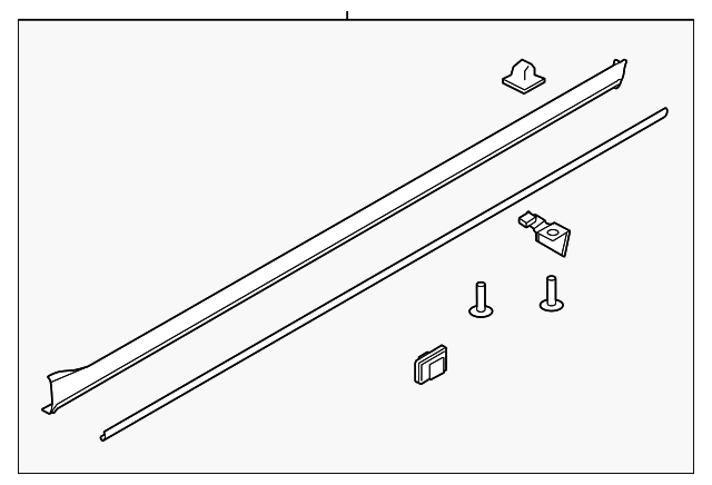 87751-P2000 - Rocker Molding 2021-2025 Kia Sorento | Kia.Parts Store