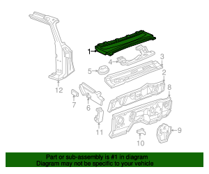 F57Z-1002012-A - Cowl Top Panel 1993-2011 Ford Ranger | Big 3 Auto Parts